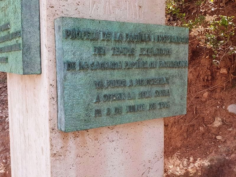 Saint Joseph Manyanet Historical Marker