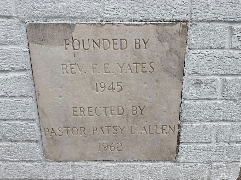 First National Deliverance Center Church Historical Marker