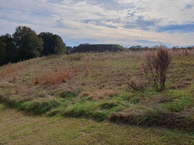 The Great Temple Mound and Town Site Historical Marker