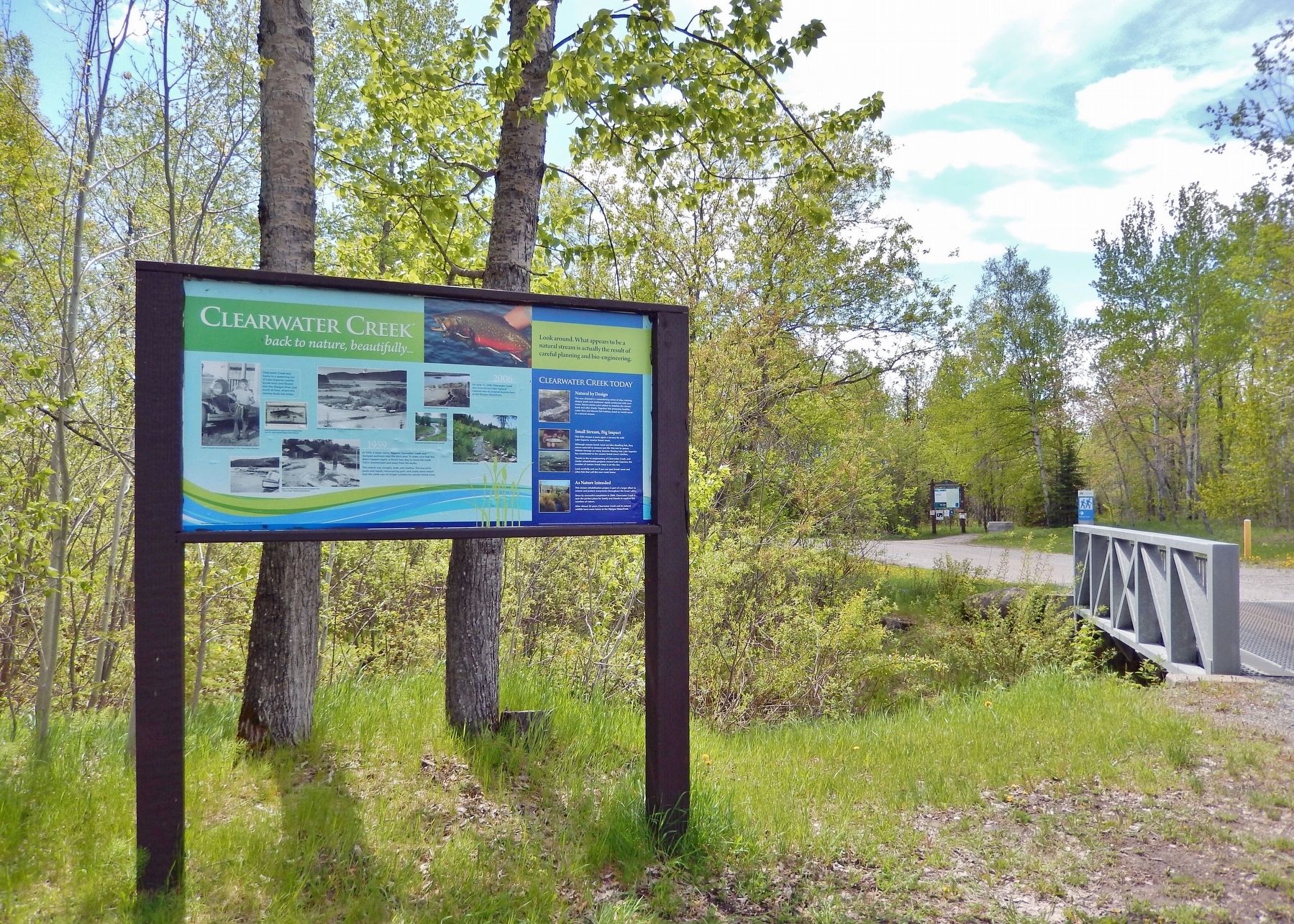 Clearwater Creek Historical Marker
