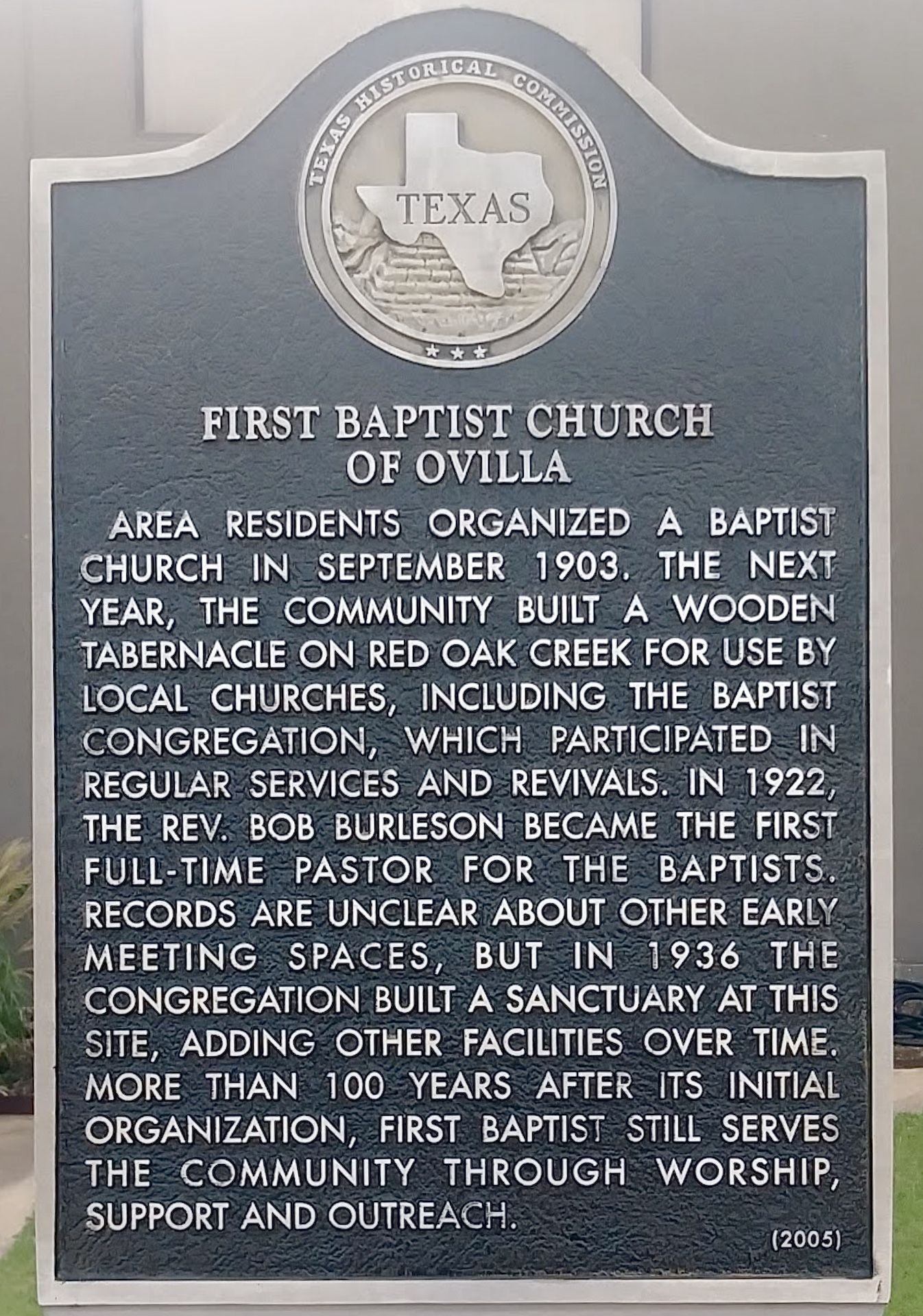 Photo: First Baptist Church of Ovilla Marker