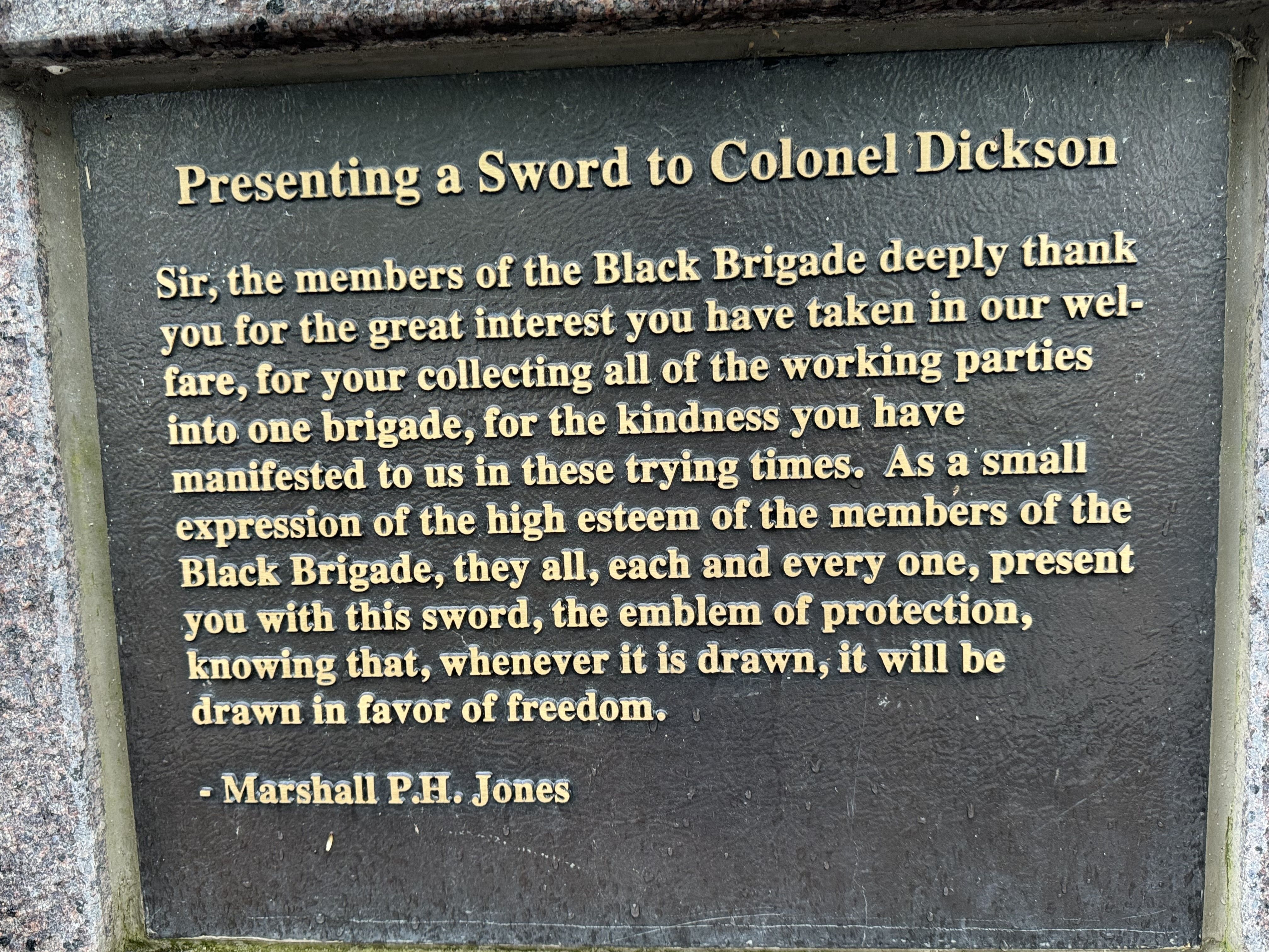 Photo: The Black Brigade of Cincinnati Marker