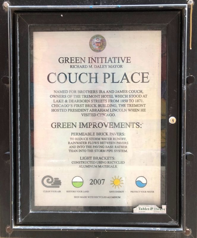 Couch Place Historical Marker