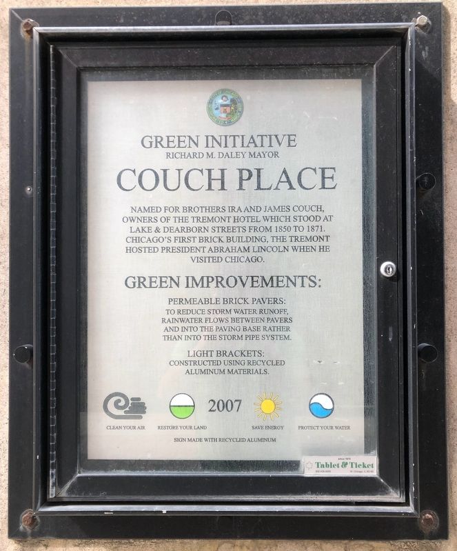 Couch Place Historical Marker