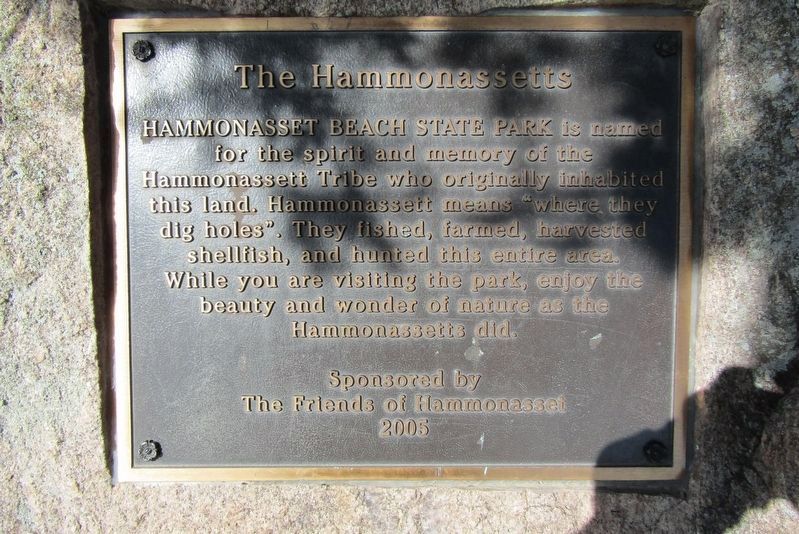 The Hammonassetts Historical Marker
