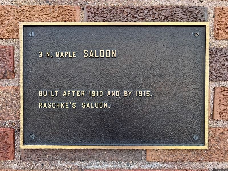 Saloon Historical Marker