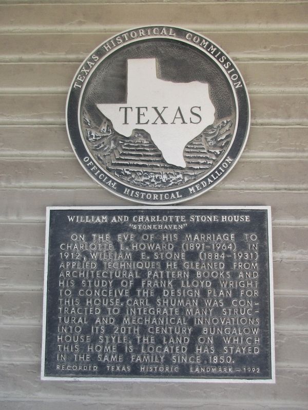 William and Charlotte Stone House "Stonehaven" Historical Marker