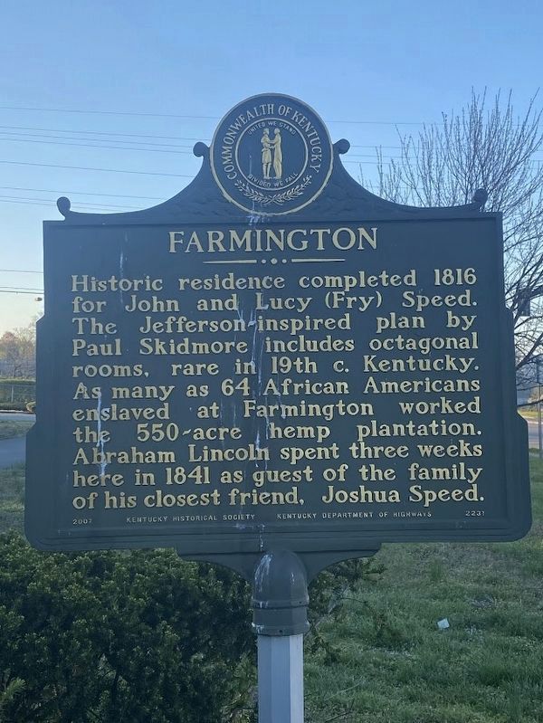 Farmington Historical Marker
