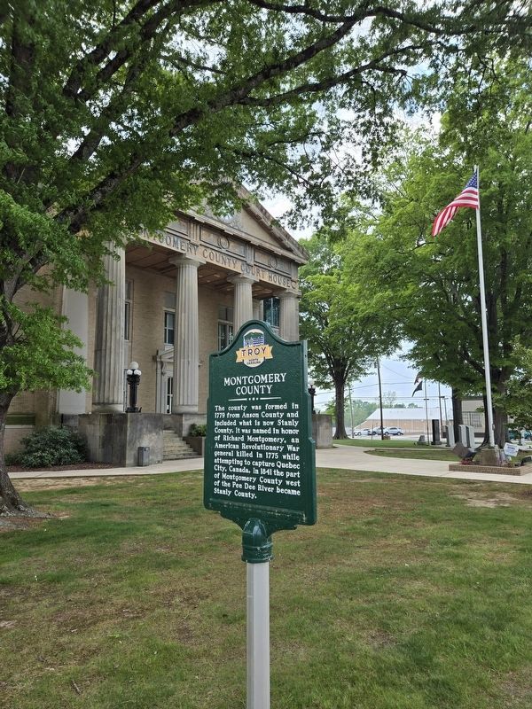 Montgomery County Historical Marker