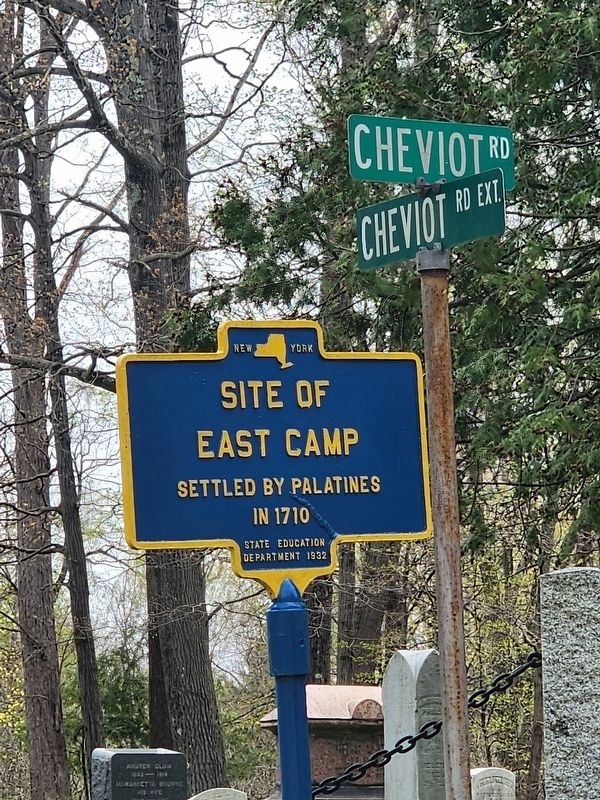 Site of East Camp Historical Marker