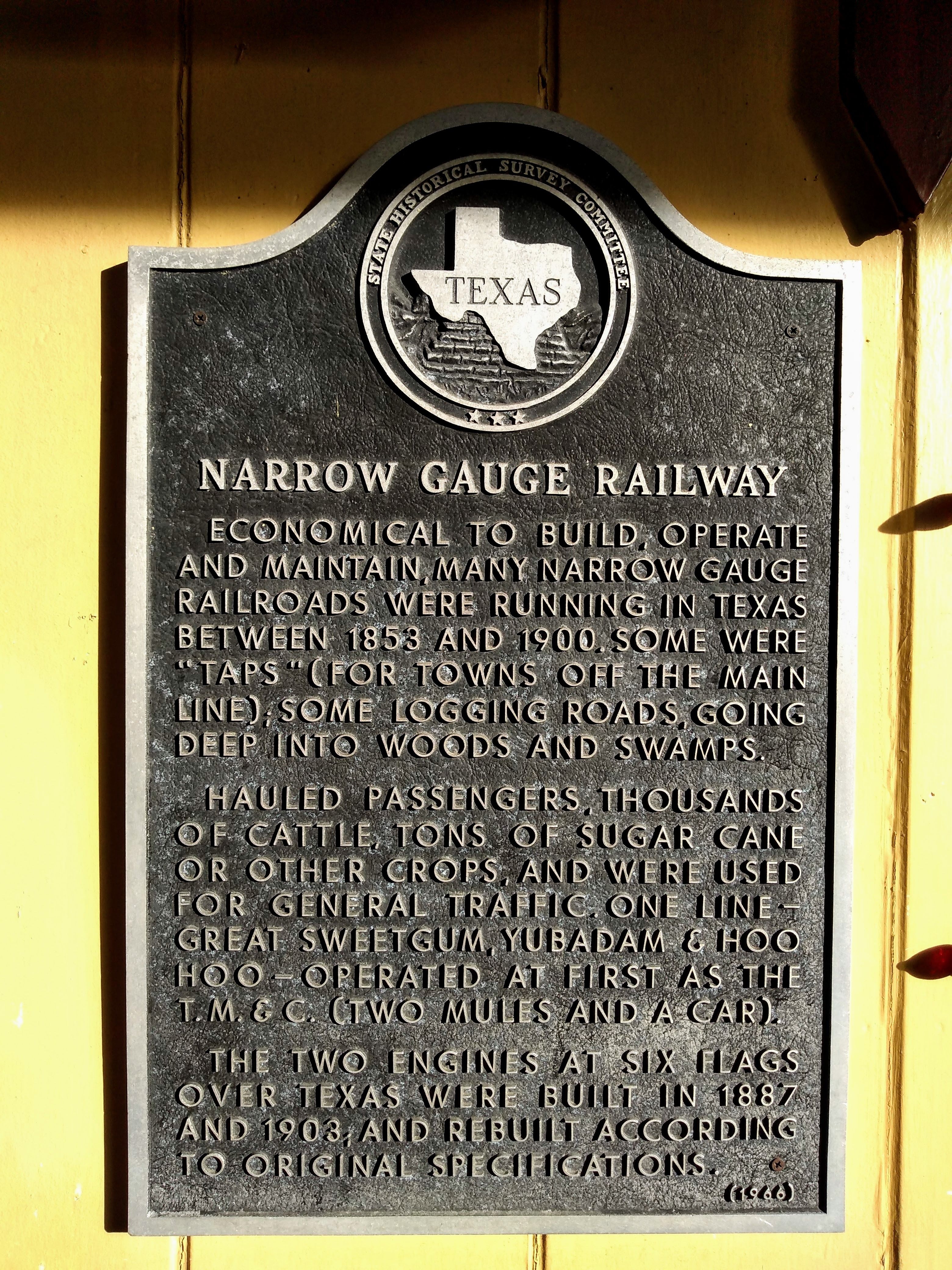 Photo: Narrow Gauge Railway Marker