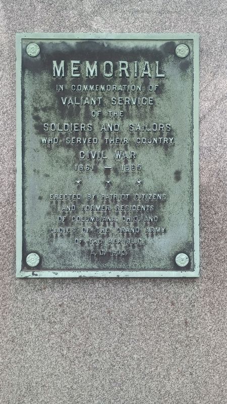 G.A.R. Veterans Memorial, a War Memorial