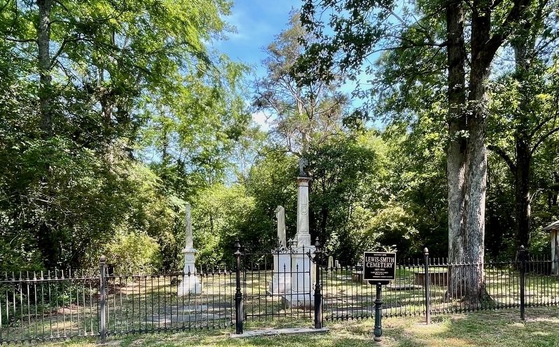 Lewis-Smith Cemetery Historical Marker