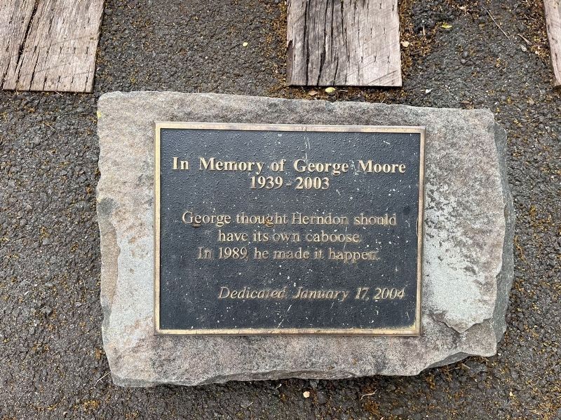 In Memory of George Moore Historical Marker