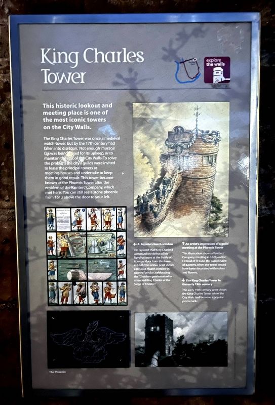 King Charles Tower Historical Marker
