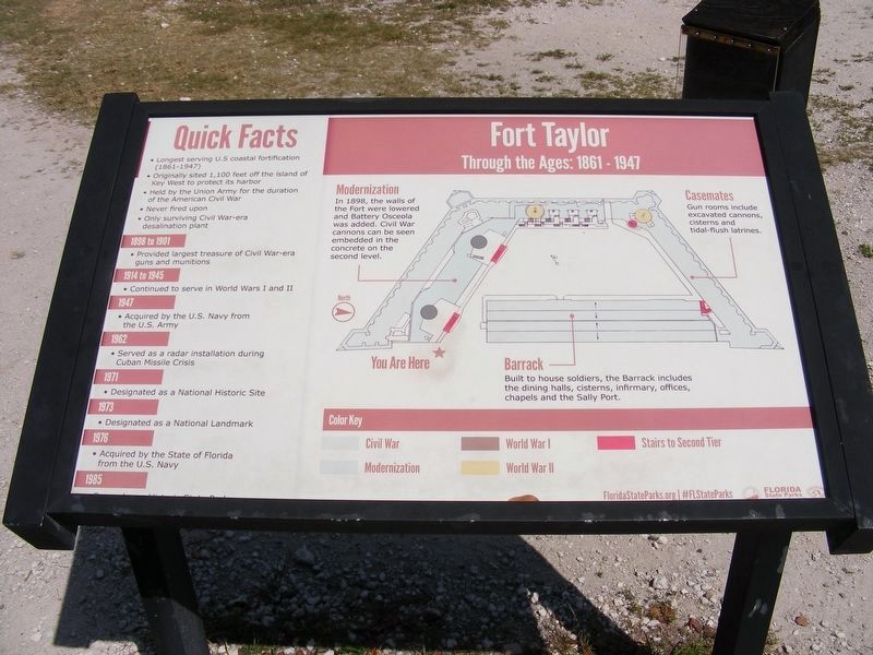 Fort Taylor Historical Marker