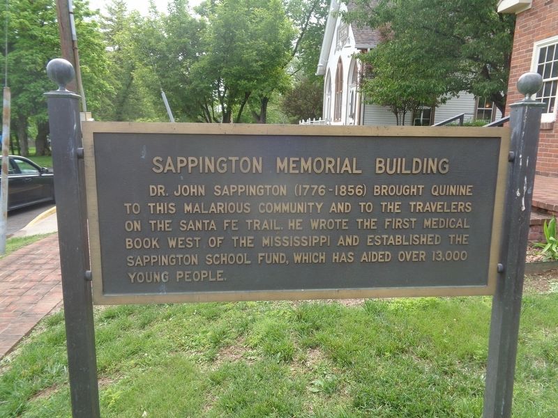 Sappington Memorial Building Historical Marker