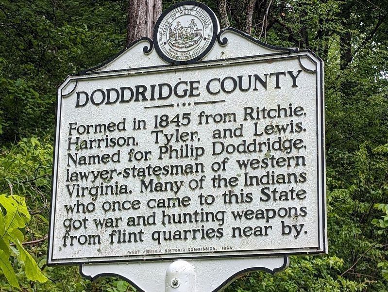 Gilmer County / Doddridge County Historical Marker