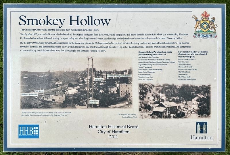 Smokey Hollow Historical Marker