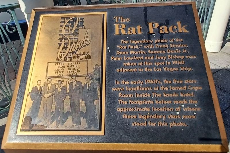 The Rat Pack Historical Marker