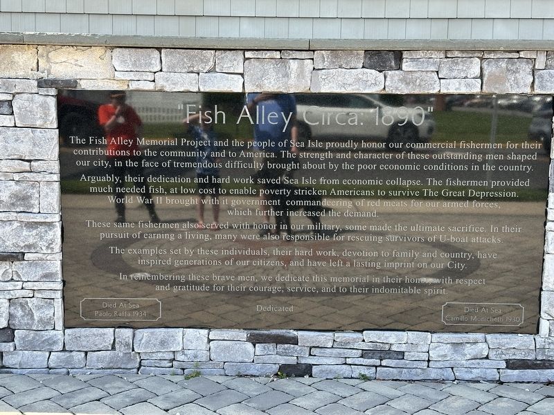 Fish Alley Circa: 1890 Historical Marker
