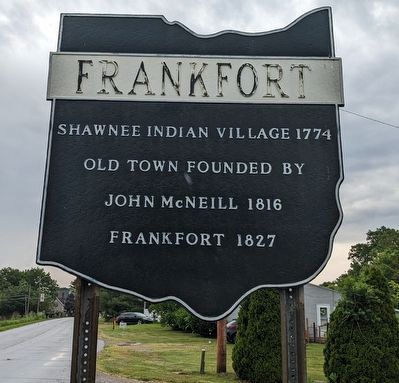 Frankfort Historical Marker
