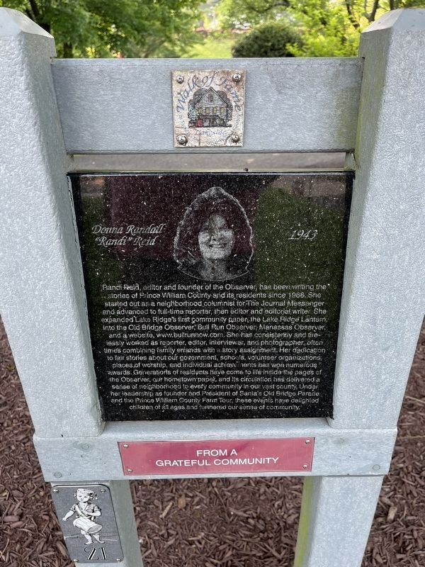 Donna Randall "Randi" Reid Historical Marker