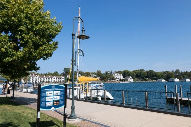 A Multitude of Vessels on Round Lake / The East Park Waterfront ...