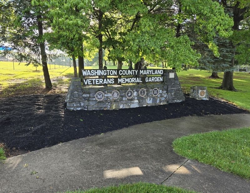 Washington County Maryland Veterans Memorial Garden, a War Memorial