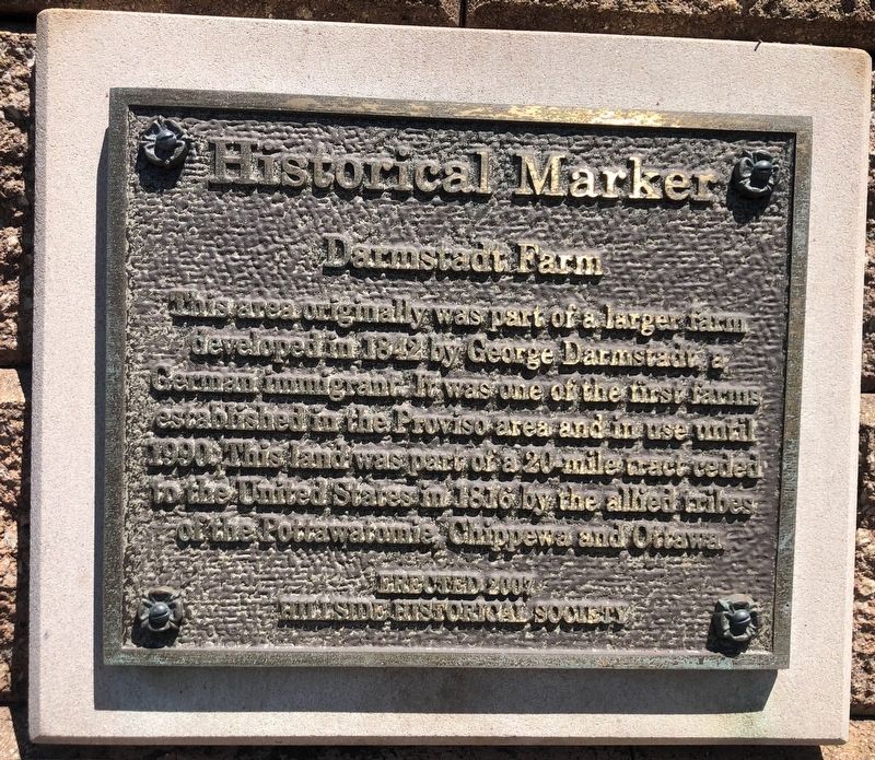 Darmstadt Farm Historical Marker