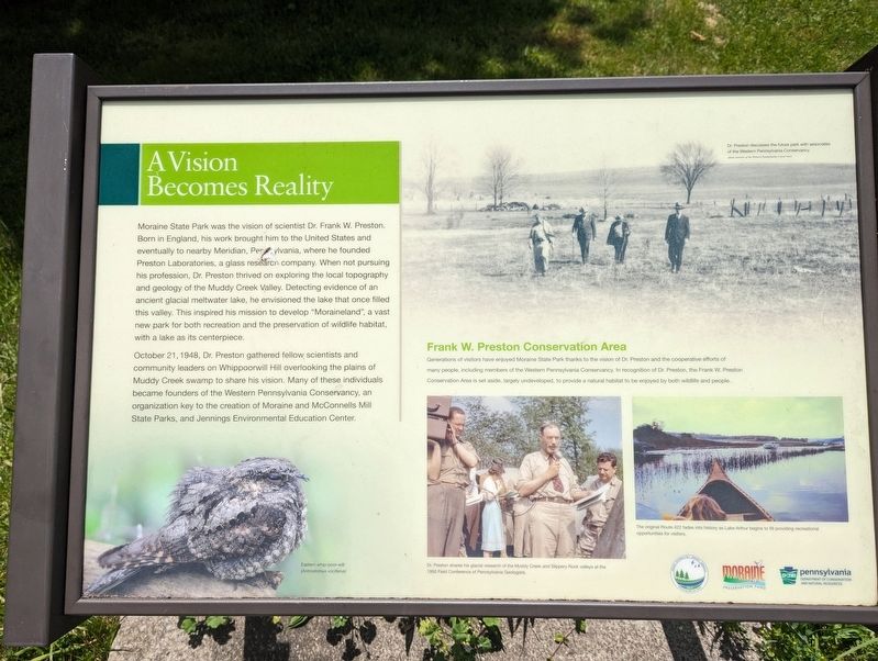 A Vision Becomes Reality Historical Marker