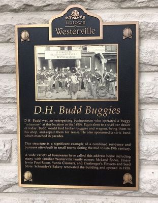 D.H. Budd Buggies Historical Marker