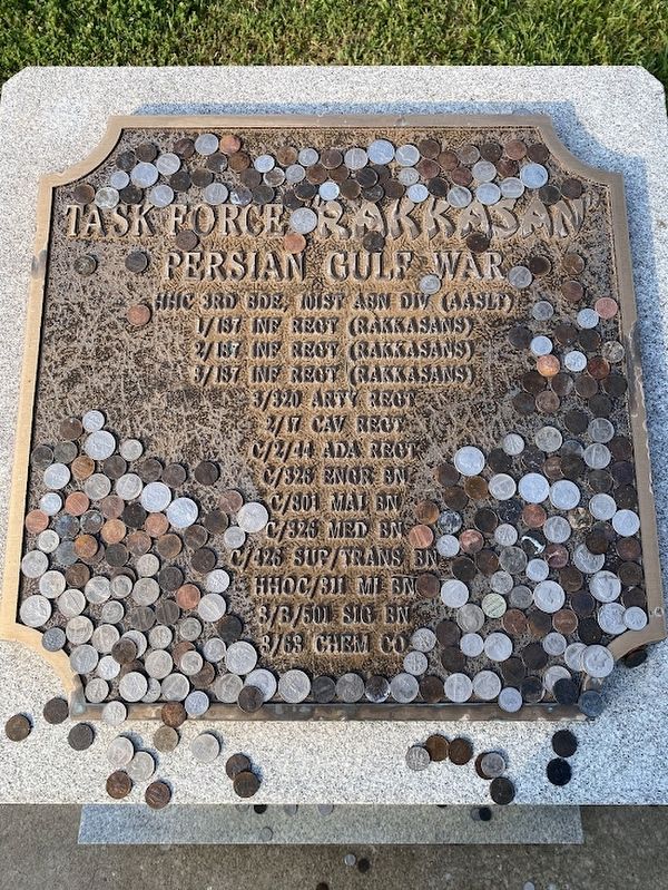 Task Force "Rakkasan" Persian Gulf War, a War Memorial
