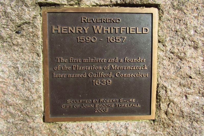 Reverend Henry Whitfield Historical Marker