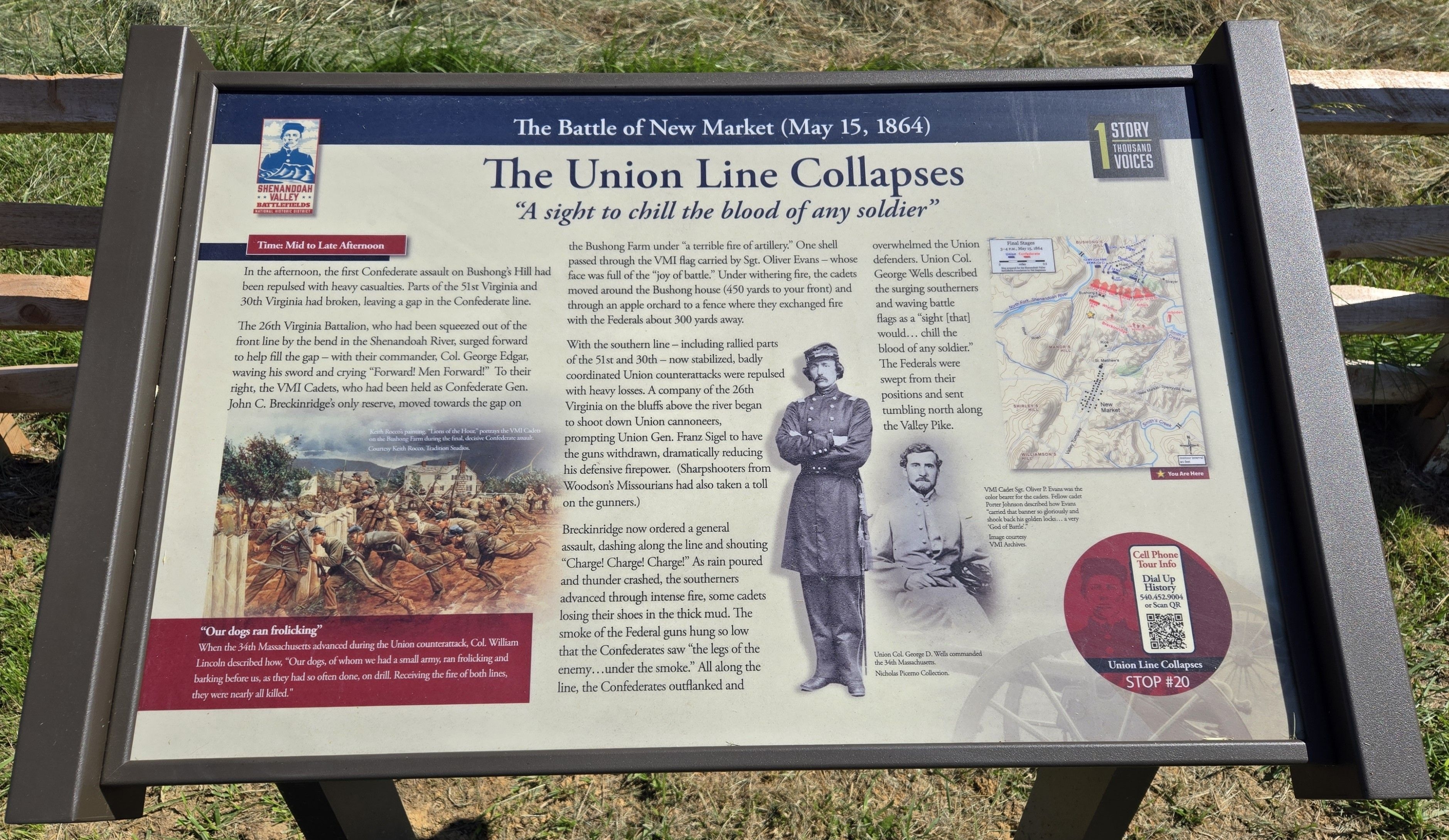 Photo: The Union Line Collapses Marker