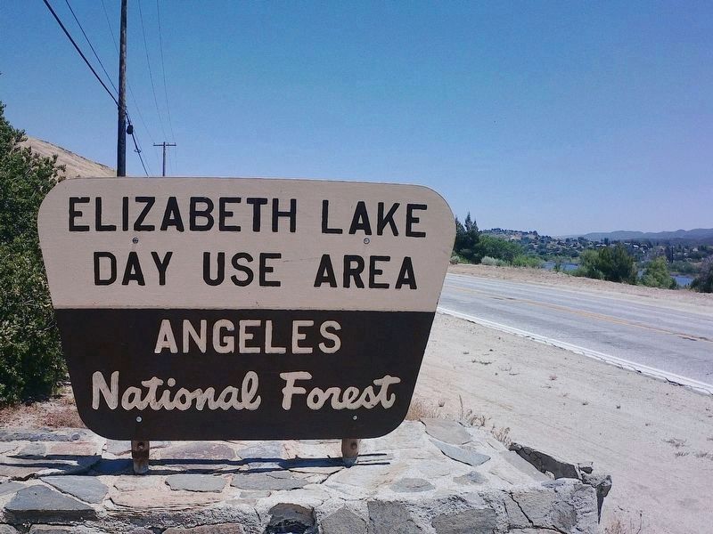 Elizabeth Lake Historical Marker