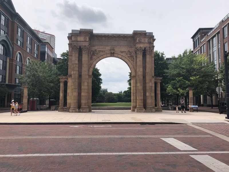 Columbus Union Station Arch Historical Marker