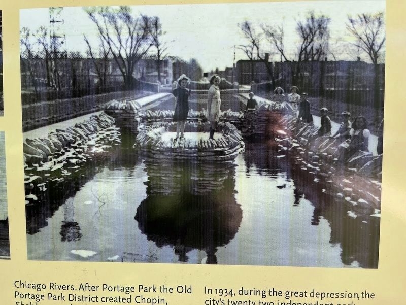 Portage Park Historical Marker