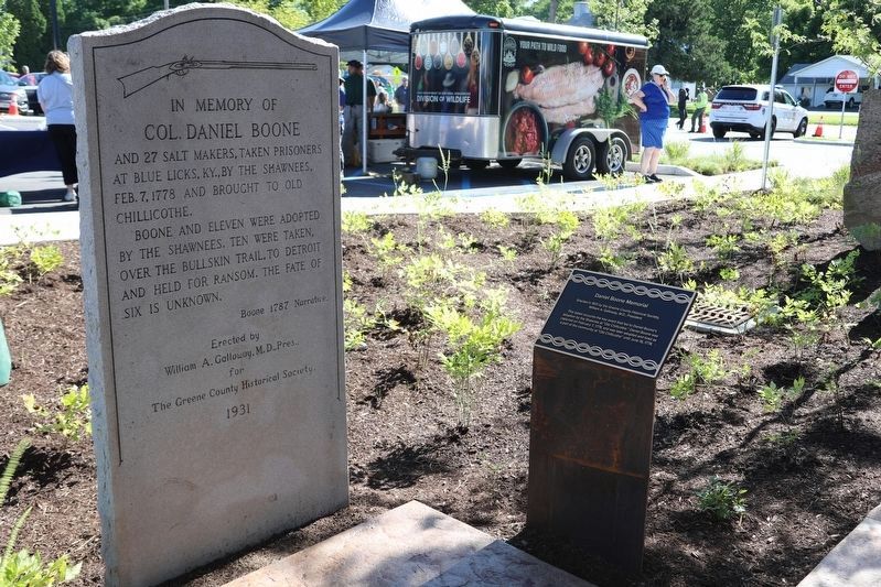 Col. Daniel Boone Historical Marker