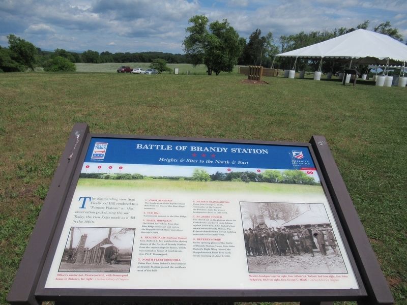 Battle of Brandy Station Historical Marker