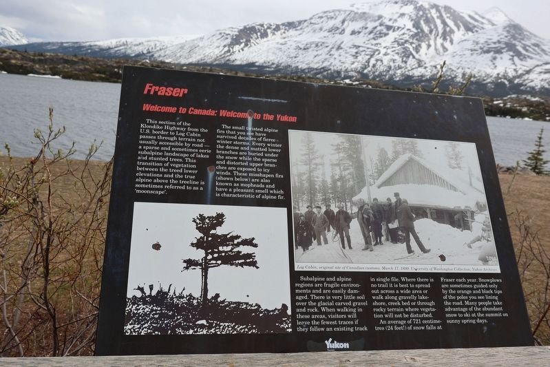 Fraser Historical Marker