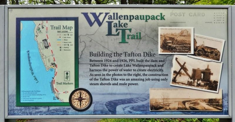 Building the Tafton Dike Historical Marker