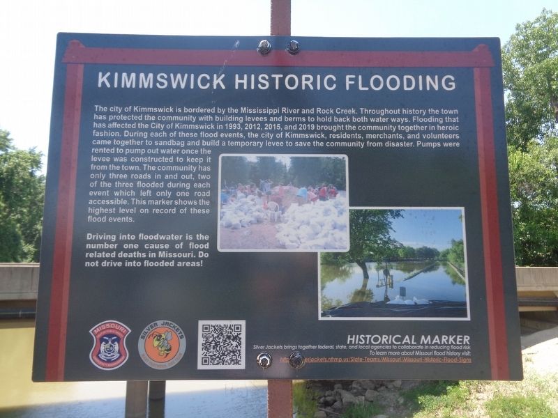 Kimmswick Historic Flooding Historical Marker