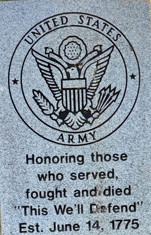 United States Army, a War Memorial