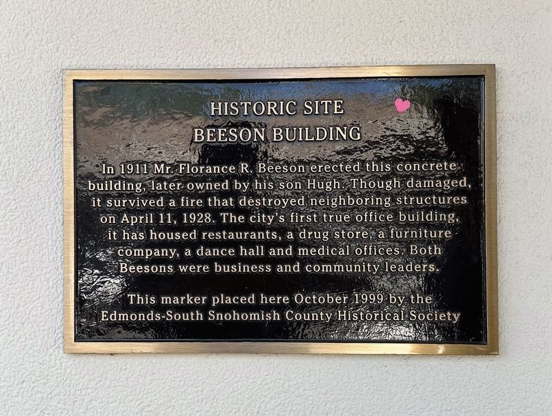 Beeson Building Historical Marker
