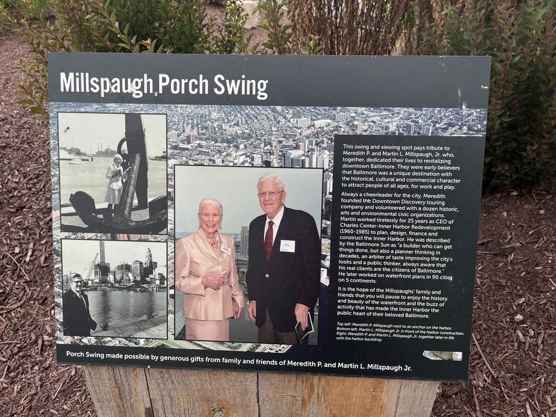 Millspaugh Porch Swing Historical Marker