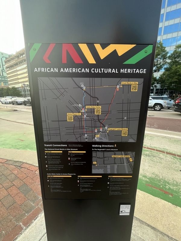 The Reginald F. Lewis Museum Historical Marker
