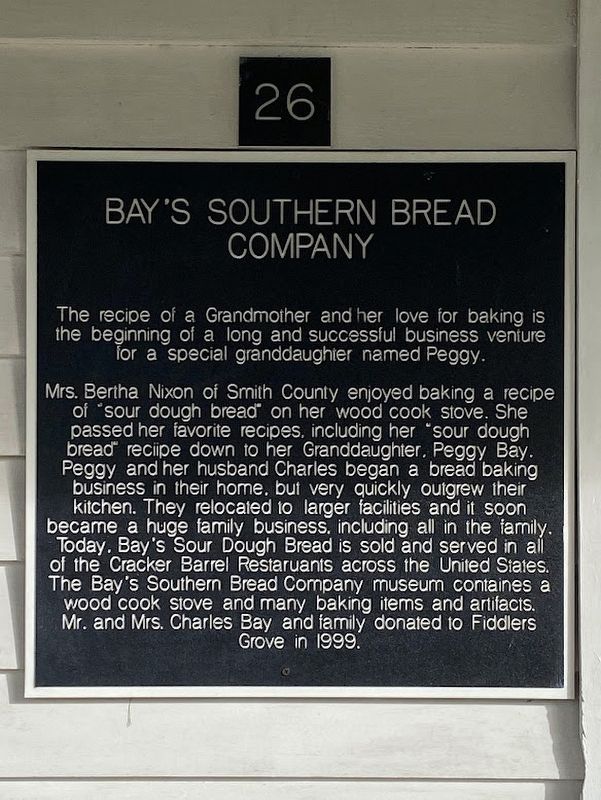 Bay's Southern Bread Company Historical Marker