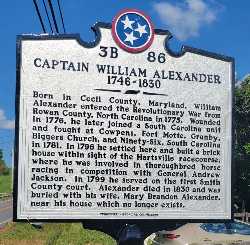 Captain William Alexander Historical Marker