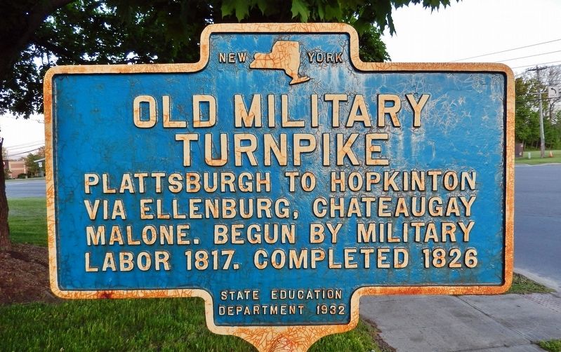Old Military Turnpike Historical Marker
